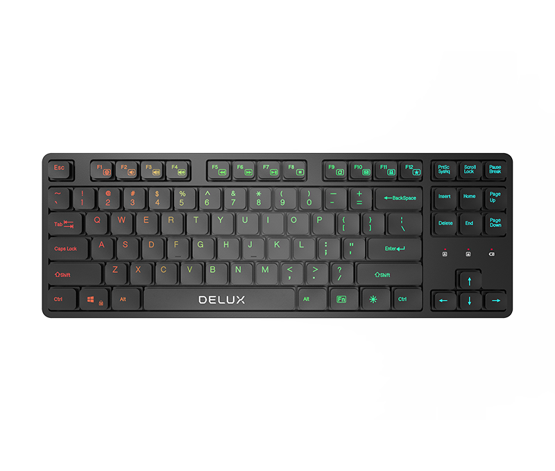 DELUX | GAMING DEVICE | ERGONOMIC MOUSE AND KEYBOARD | OFFICE DEVICE