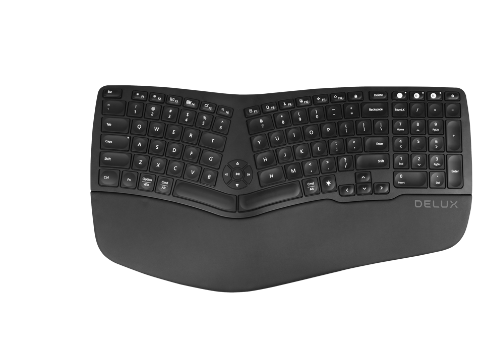 DELUX | GAMING DEVICE | ERGONOMIC MOUSE AND KEYBOARD | OFFICE DEVICE